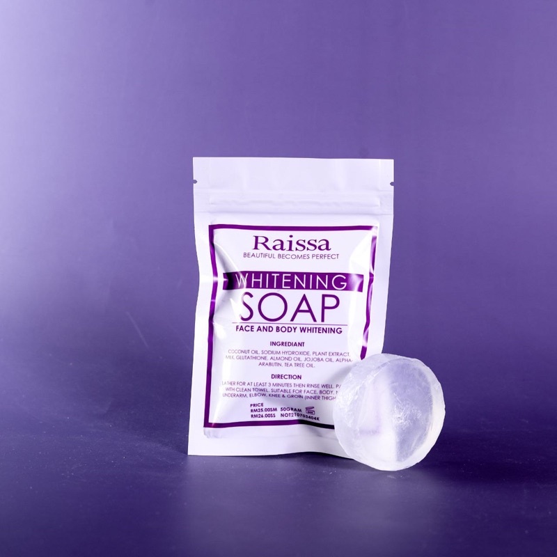 WHITENING FACE&BODY SOAP BY RAISSA ORI HQ | Shopee Malaysia