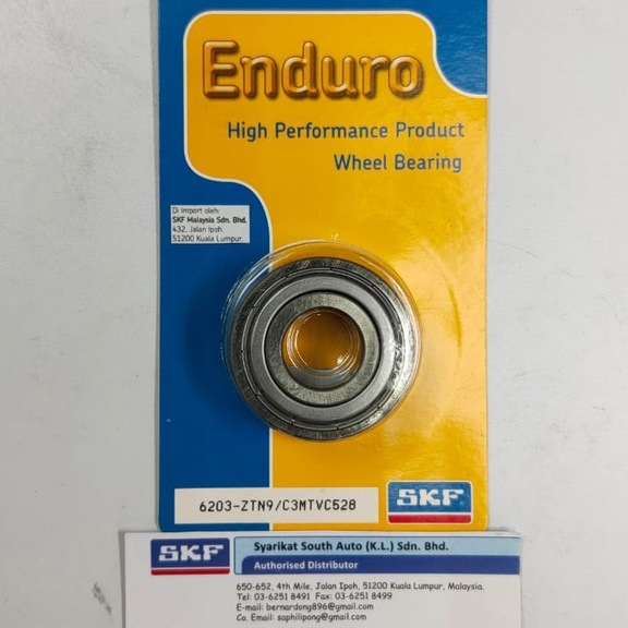 SKF Enduro Bearing 6001 6002 6003 6004 6200 6201 6202 6203 6204 6205 ...