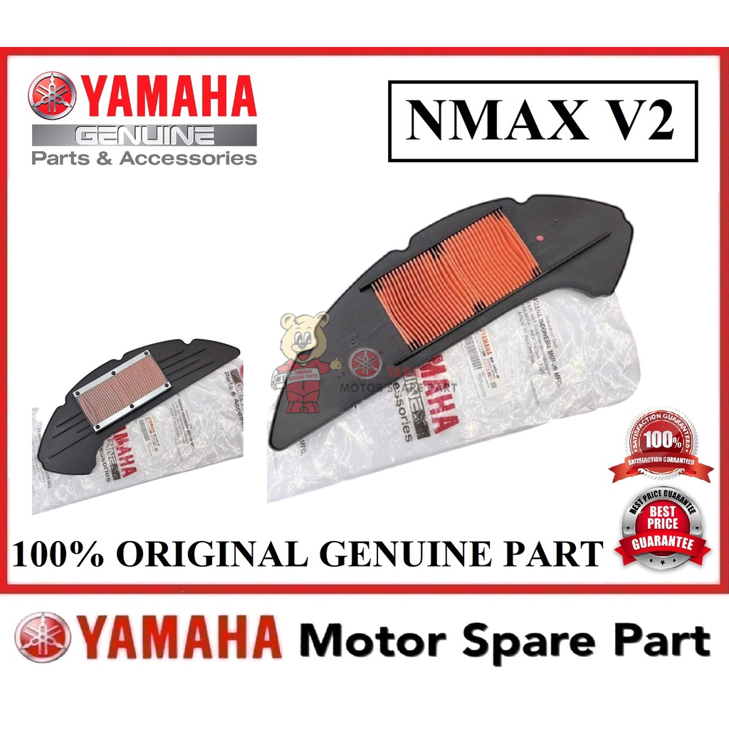 (100% ORIGINAL) YAMAHA NMAX V2 AIR CLEANER ASSY // B6H-E4451-00 FILTER ...