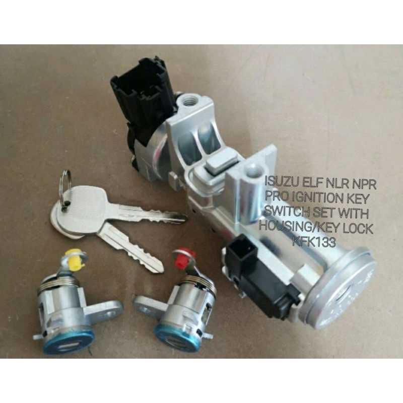 ISUZU ELF NLR NPR PRO IGNITION KEY SWITCH SET WITH HOUSING/KEY LOCK ...