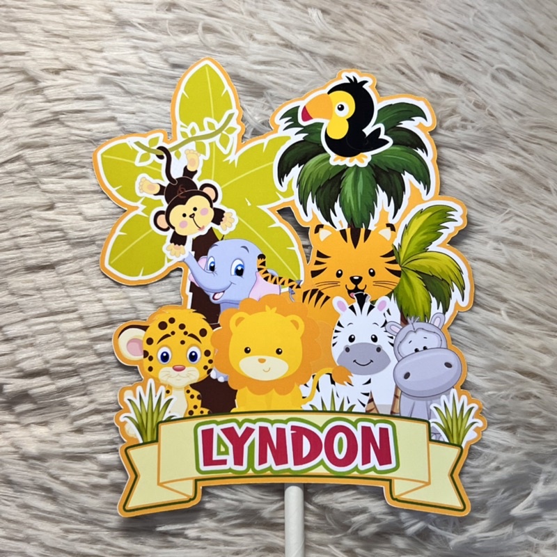 Safari theme Cake Topper | Shopee Malaysia
