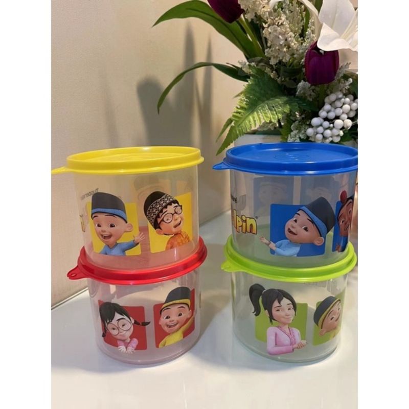 Tupperware Upin Ipin Collection Canister 570ml | Shopee Malaysia