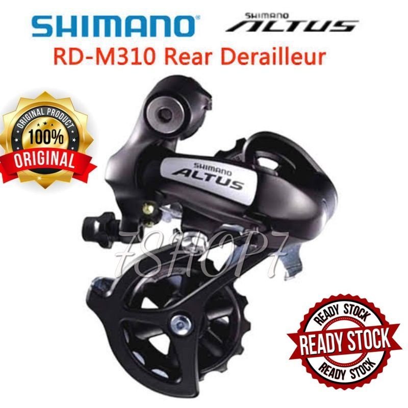 🔥Shimano🔥Original Geniune Shimano Altus RD M310 Rear Derailleur 7/8 Speed MTB Mountain Bike SGS ...