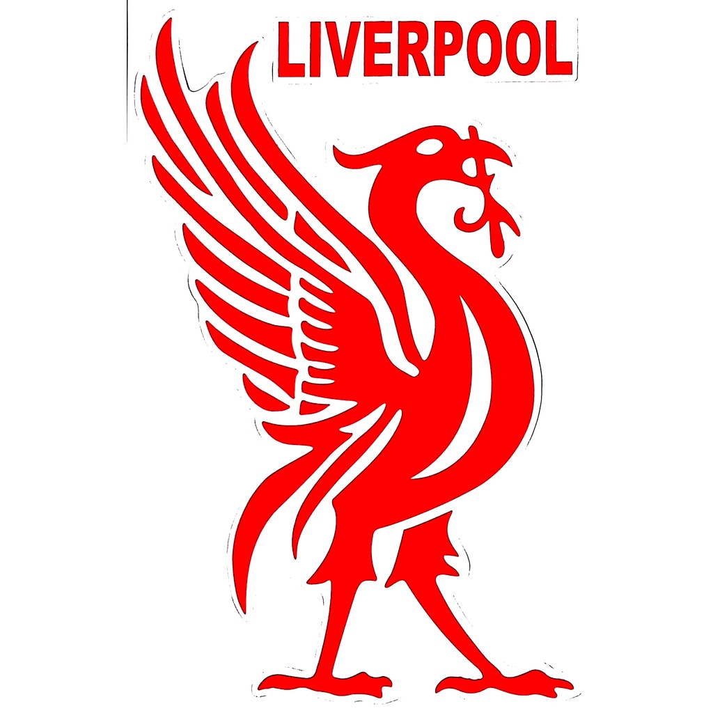 LIVERPOOL Red (White Face) World Club Football Team Sticker Pickup ...