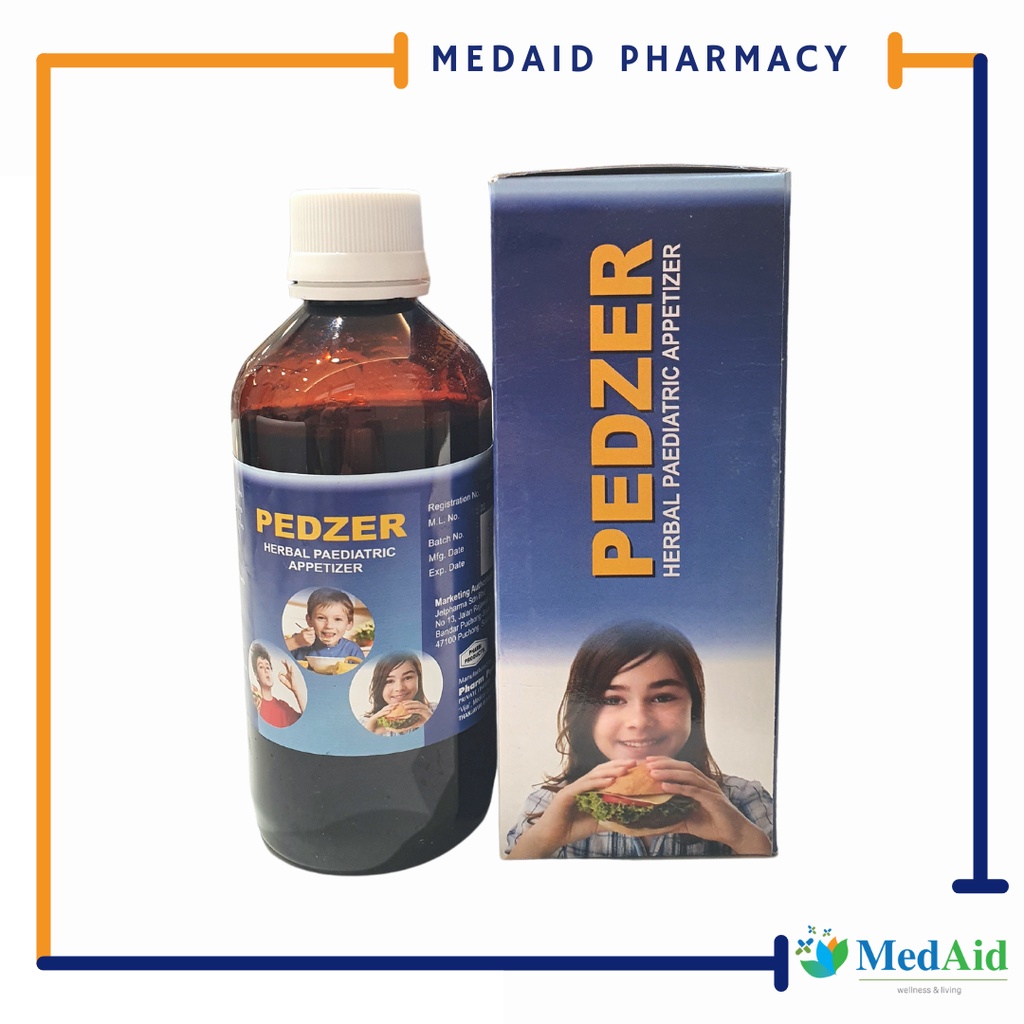 Pedzer Herbal Paediatric Appetizer syrup 200ml | Shopee Malaysia
