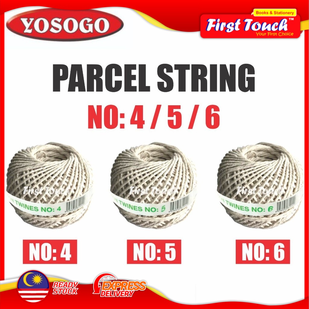 YOSOGO Cotton Twines / Parcel String / Tali Putih (NO.4 / 5 / 6 ...