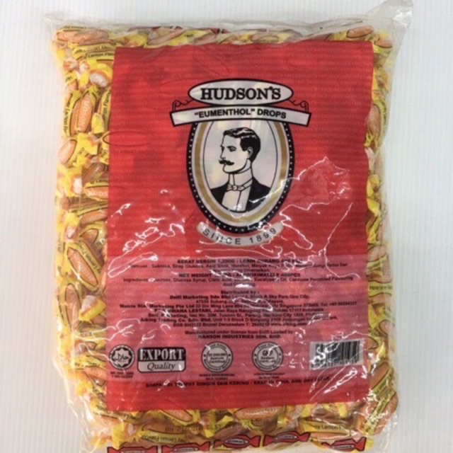 HUDSON'S WILD CHERRY, LIME, HONEY LEMON, CLASSIC, NUTMEG CANDY 400PCS ...