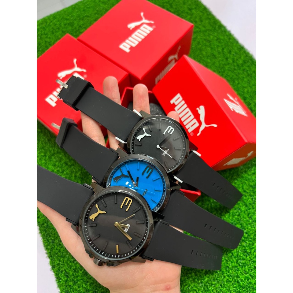 BRAND RUBBER WATCH MEN DESIGN/JAM LELAKI TALI GETAH TERBARU PATTERN/JAM ...