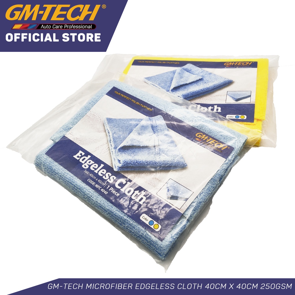 GM-TECH Microfiber Edgeless Cloth (40cm x 40cm x 250gsm) | Shopee Malaysia