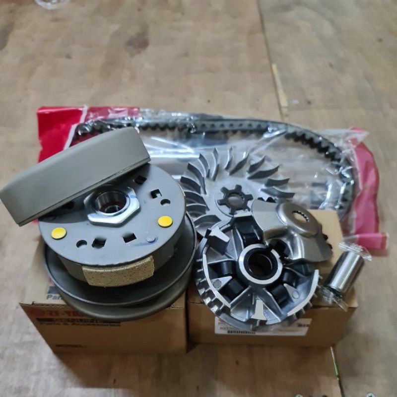 PULLEY SET EGO EGOS ego-s ego s NOUVO NOUVO S(front + rear +v belt) oem complete full set ...