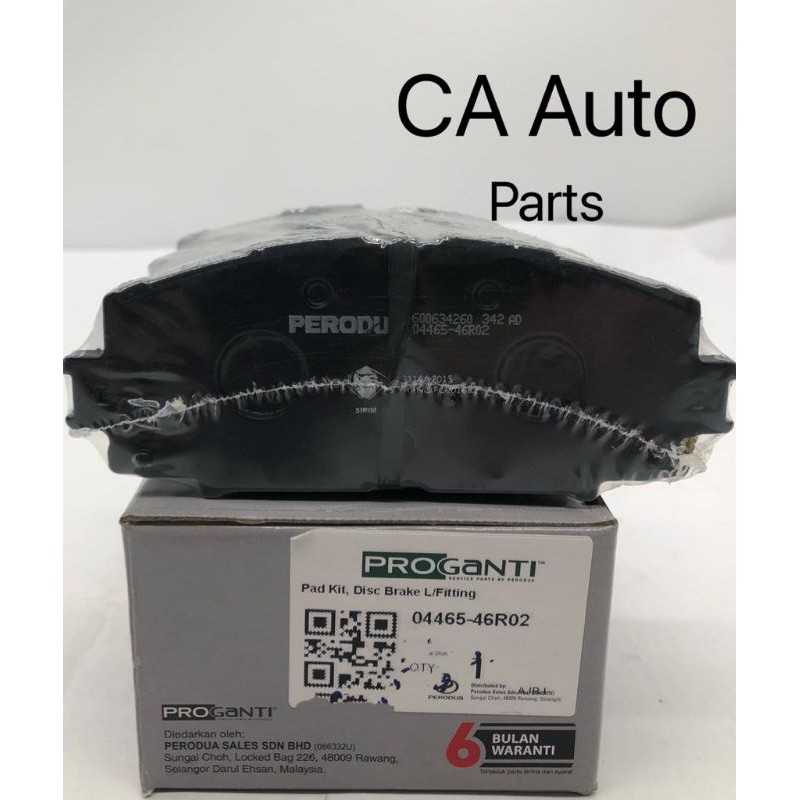 Perodua Alza 1.5, Toyota Vios Ncp93 Original Disc Brake Pad Front 04465 ...