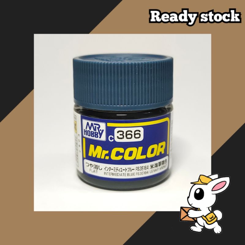 [Ready stock] Mr Hobby Color C366 Flat Intermediate Blue FS35164 Gray ...