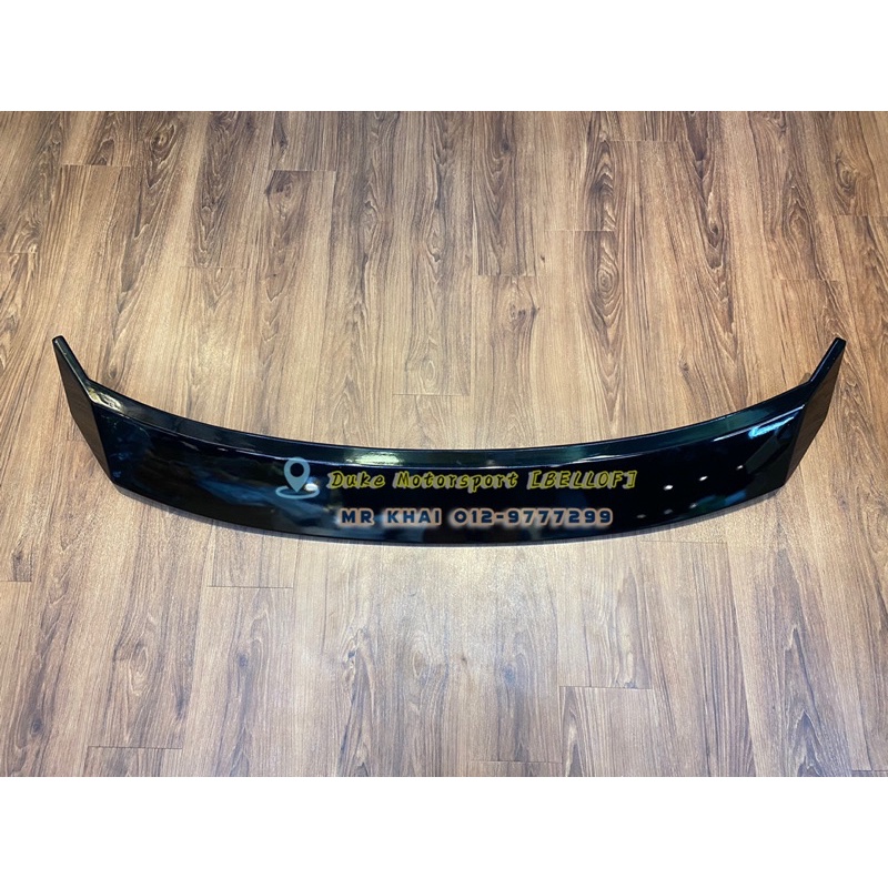 Honda Civic FE 2022 MDL Spoiler Rear Trunk Boot Spoiler Gloss Black ...
