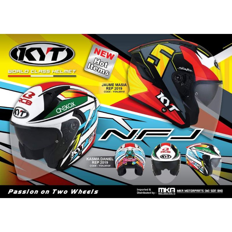 KYT NFJ Kasma Daniel dan Jaume Masia open face | Shopee Malaysia