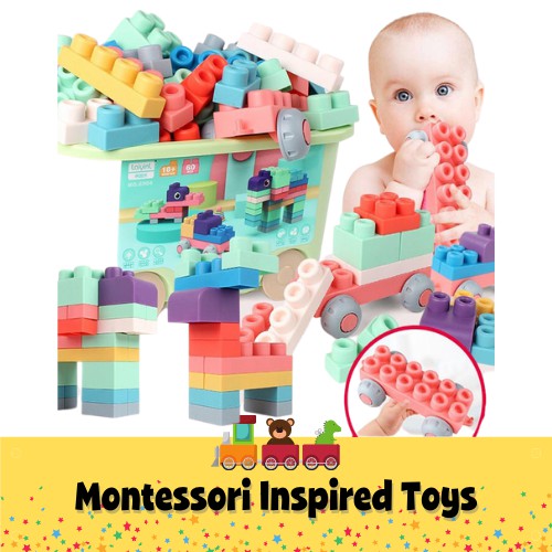 Mega Jumbo Soft Rubber Building Blocks Lego | Shopee Malaysia