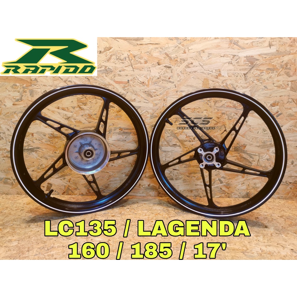 Sport Rim RAPIDO 558 1.60/1.85/17' Yamaha LC135 SPORT RIM Lagenda LC4S ...