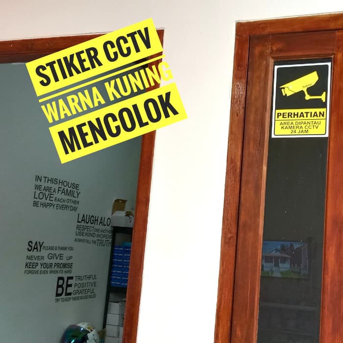 Cctv Sticker IP Camera CAM wifi Teknobi Vinyl Sticker | Shopee Malaysia