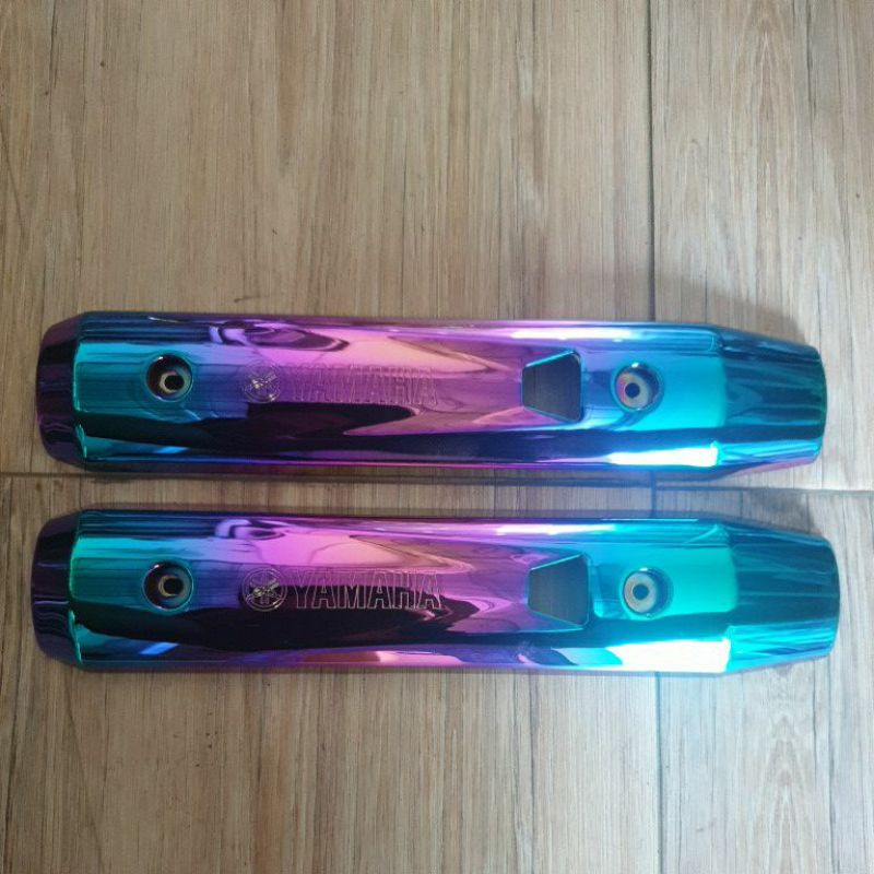 Original yamaha nouvo z rainbow/rainbow exhaust cover made in vietnam ...