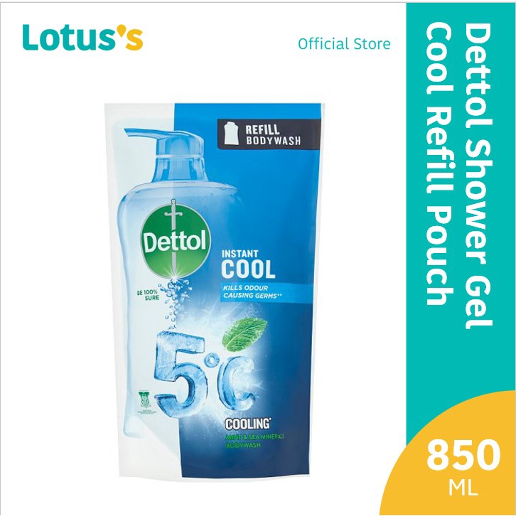 Dettol Shower Gel Cool Refill Pouch (850ml) | Shopee Malaysia