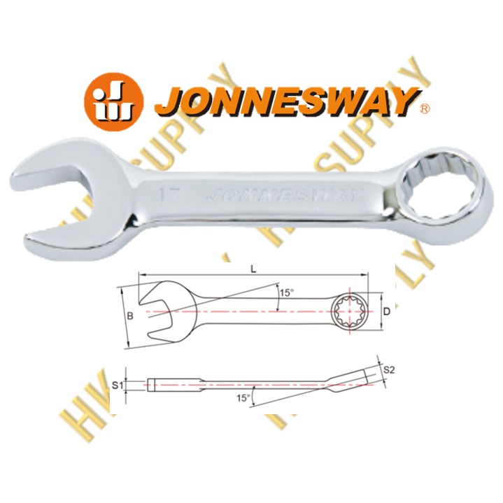 JONNESWAY MIDGET COMBINATION WRENCH | Shopee Malaysia
