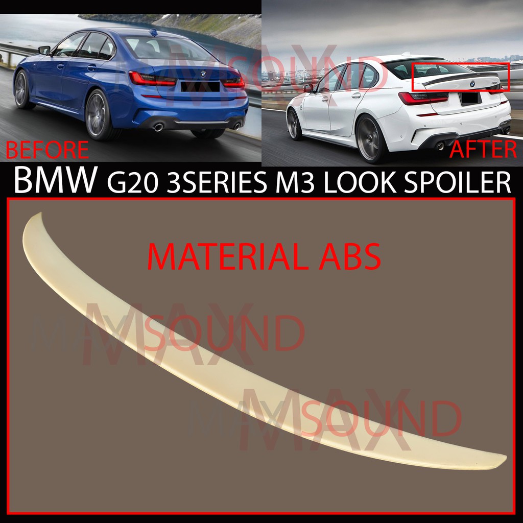 BMW G20 M3 M SPORT 3SERIES 4 DOOR M3 LOOK REAR SPOILER TRUNK SPOILER ...