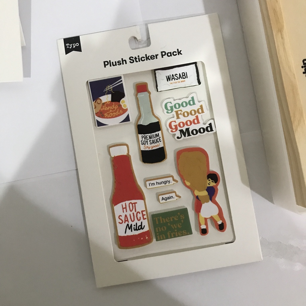 TYPO Sticker / Plush Sticker Pack / One Piece Per Pack | Shopee Malaysia
