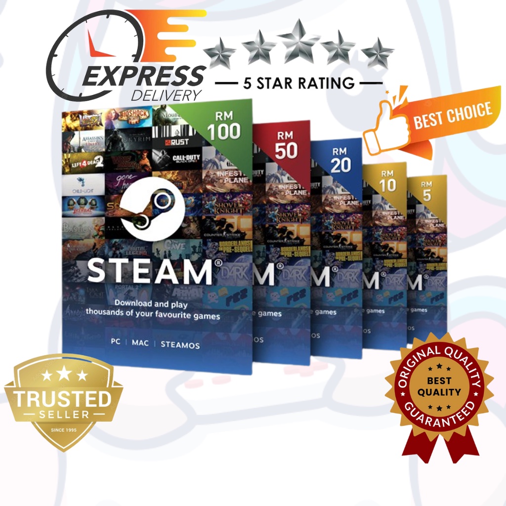 Steam Wallet Code Malaysia Cheapest | Instant Code | Ready Stock | Original & Instant | MYR 50 ...