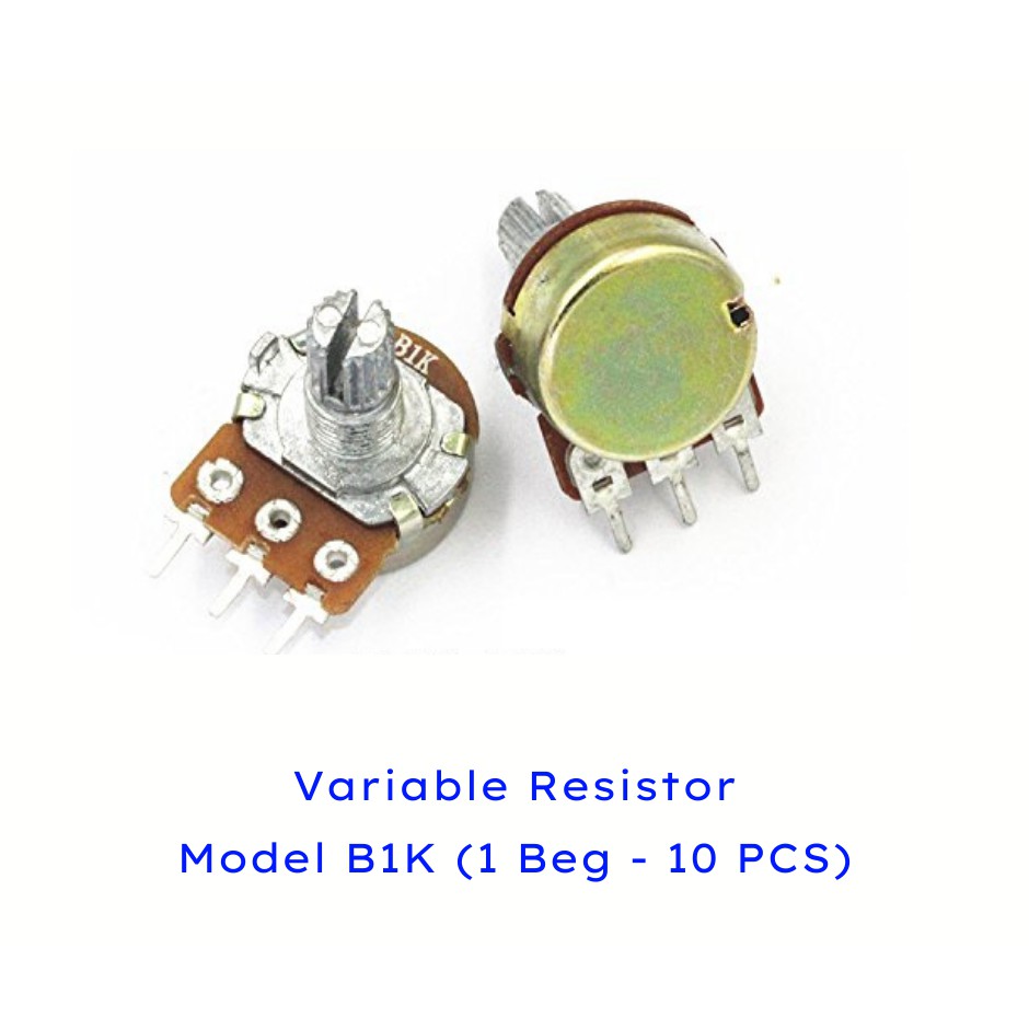 Variable resistor 1k ohm Model B1K (1 Beg - 10 PCS) | Shopee Malaysia
