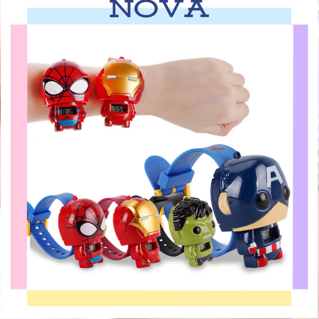 (Nova Fashion) Digital Robot Doll Katon Avengers Lol Batman Super Hero ...