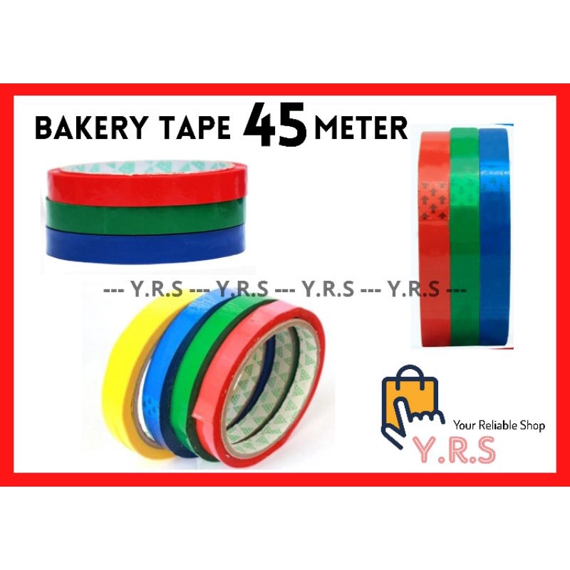 Bakery Tape/Tape Roti/Seal Tape/Pack Vegetable/Seal Bag/Tape Pack Sayur ...