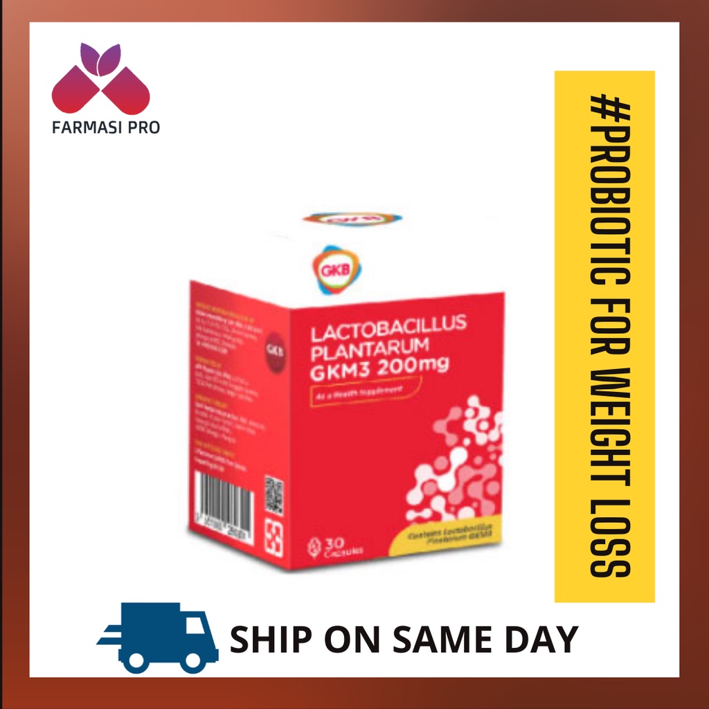 (READY STOCK) GKB Lactobacillus Plantarum GKM3 200mg 30's (exp: 11/2 ...
