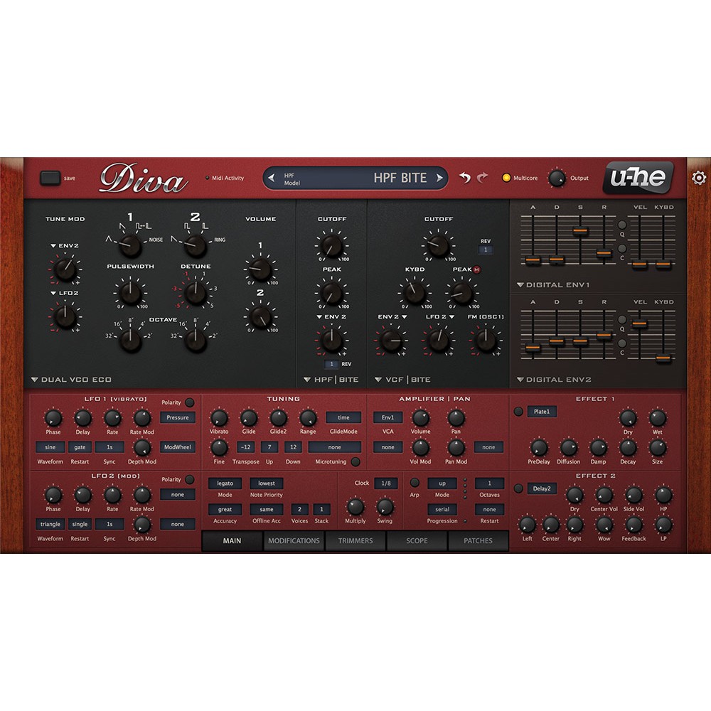 u-He Diva VST Plugin (Windows) w/ Luftkraft Presets | Shopee Malaysia