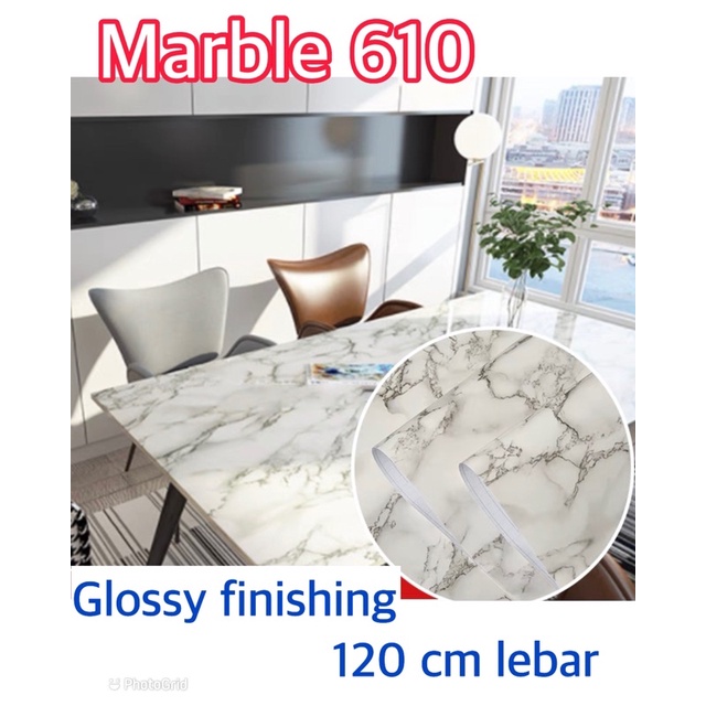 (Free pos) 120cm BIG marble sticker PVC LARGE wallpaper waterproof ...