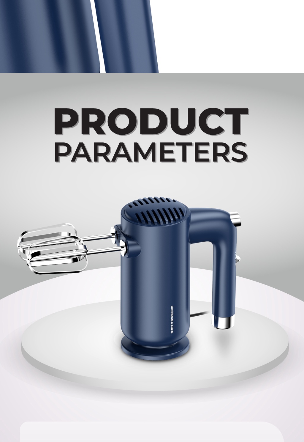 Bossman Kaden 2in1 Hand Mixer Handomikisa Series BK100 | Shopee Malaysia