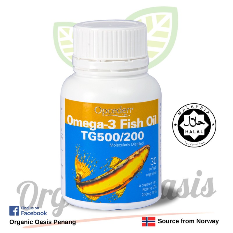 Opceden Omega-3 Fish Oil (30 softgels x 1000mg) | Shopee Malaysia