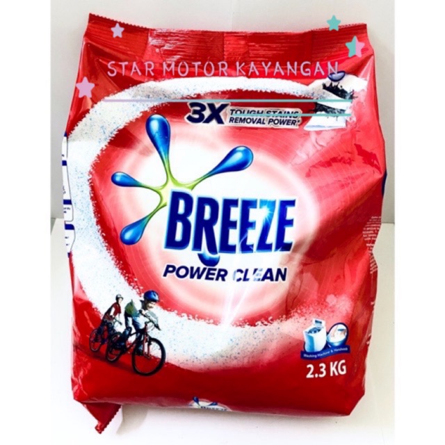 BREEZE POWER CLEAN DETERGENT POWDER 2.3KG | Shopee Malaysia