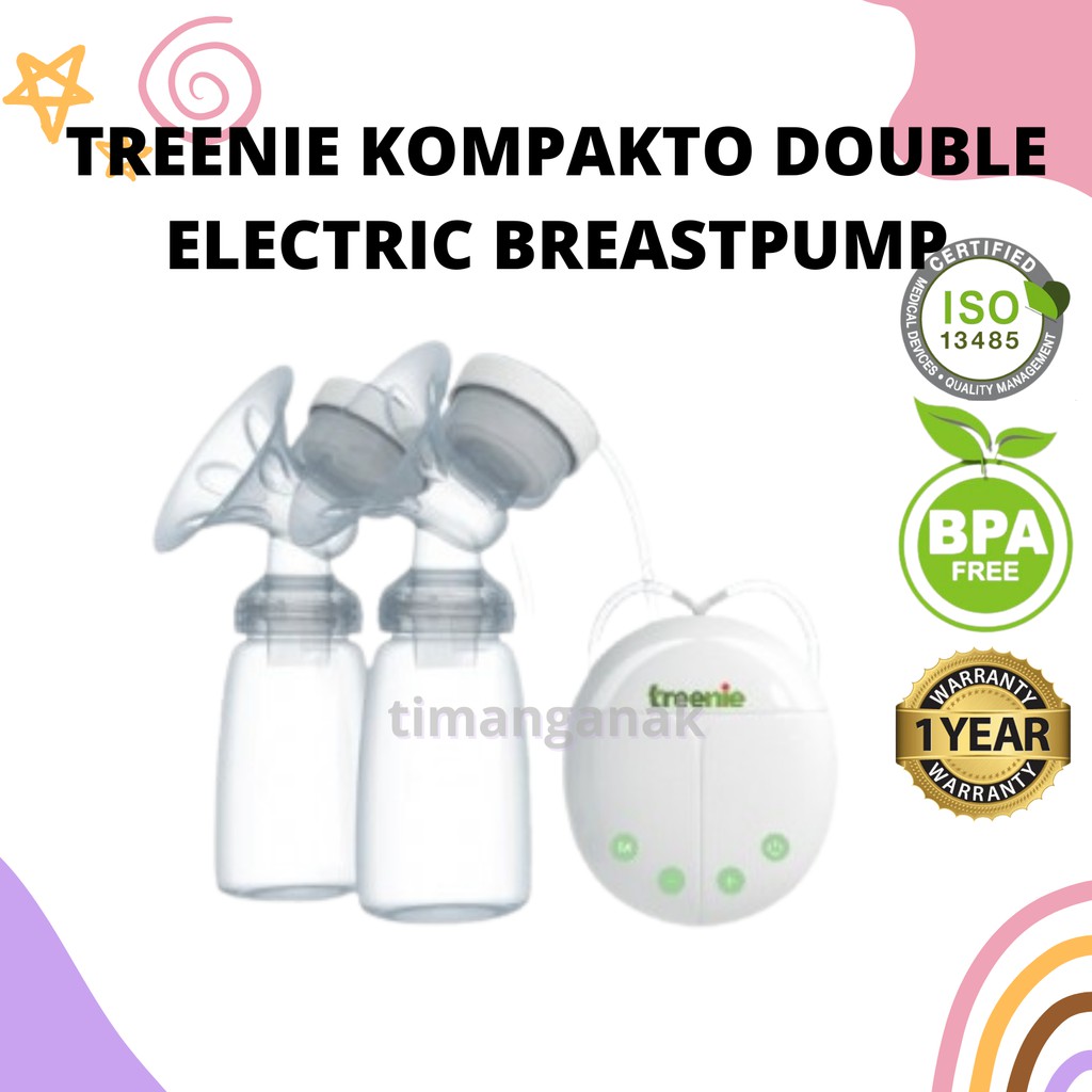 Treenie Kompakto Electric Double Breastpump ( 1 Years Warranty ...