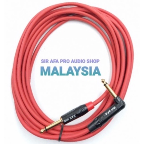 Sir Afa Instrument Cable Mono Jack To Right Angle (Cenfonix) | Shopee ...