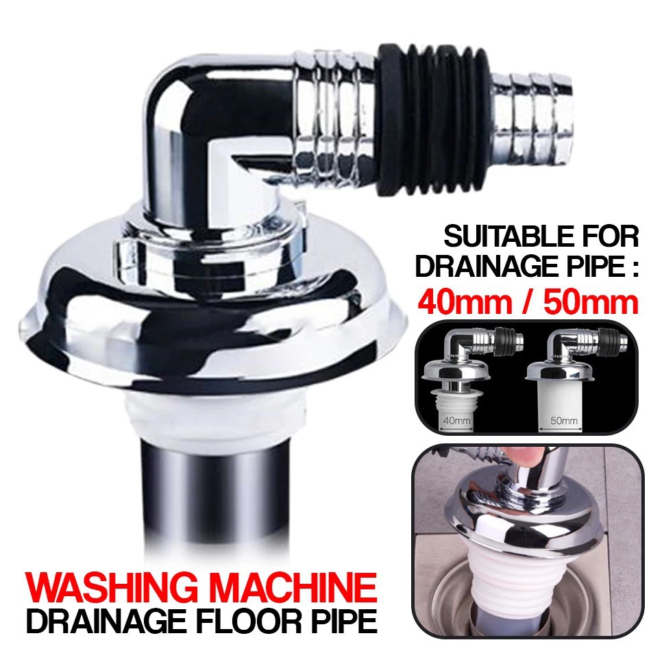idrop Washing Machine Floor Waste Drain Pipe | Shopee Malaysia