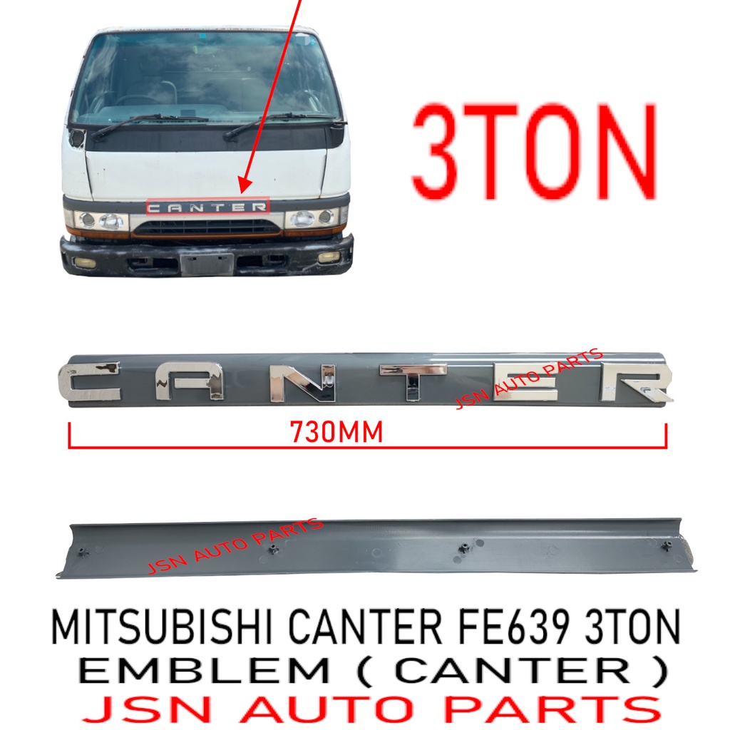 J120S06 EMBLEM LOGO MARK ( CANTER ) MITSUBISHI CANTER FE511 FE639 1TON ...