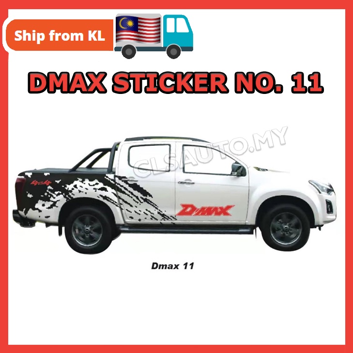 ISUZU DMAX Sticker Body Car Side Lining Decal Accessories (11 Designs ...