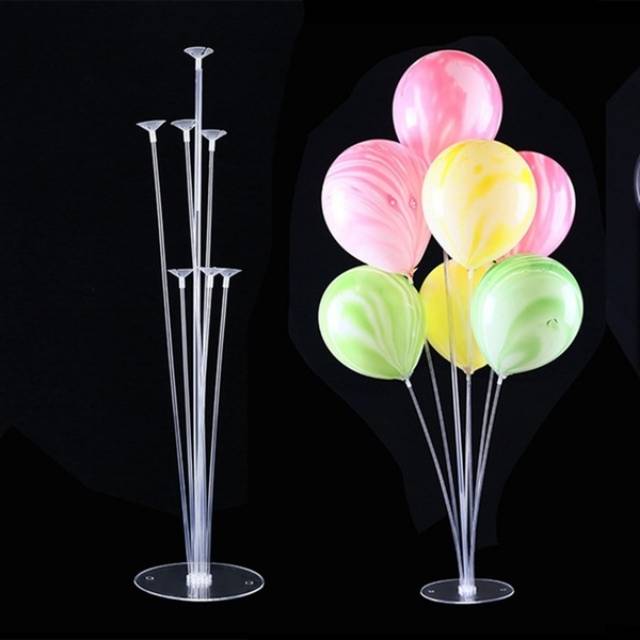 MINIMAL Acrylic Balloon Standing / Transparent Acrylic Balloon Pole ...