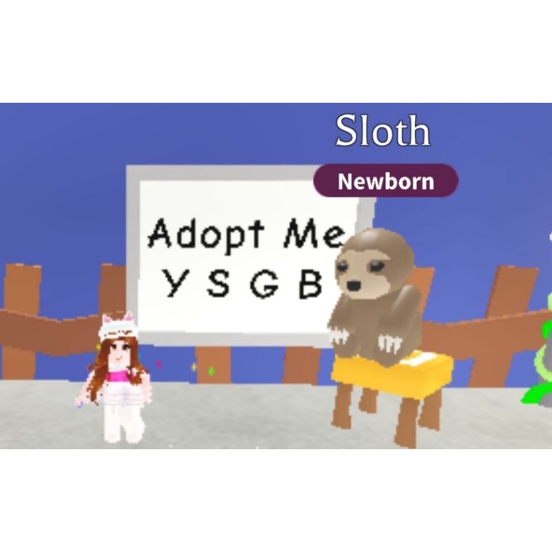 SLOTH Pet Adopt Me Roblox (FR/NFR) | Shopee Malaysia
