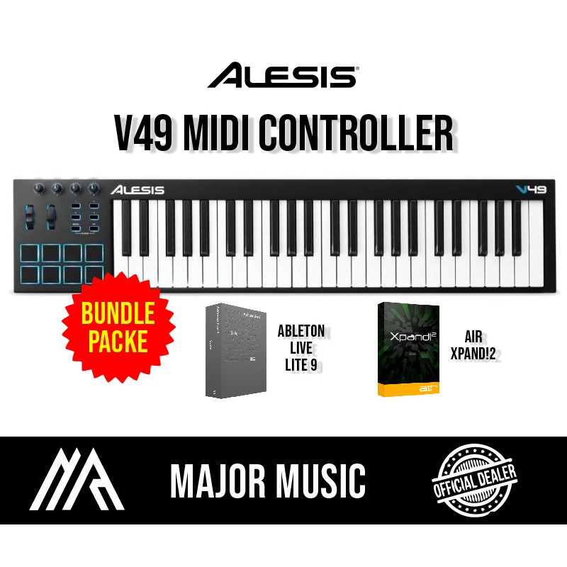 Alesis V49 49-Key USB Midi Controller | Shopee Malaysia