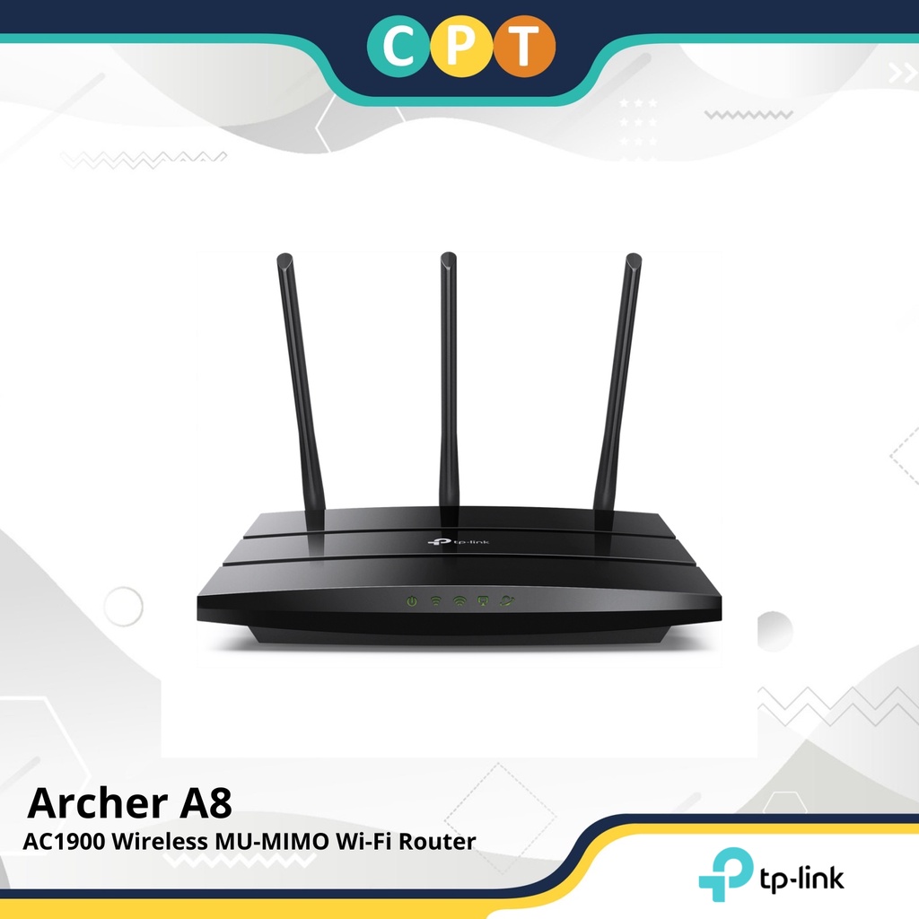 TP-Link Archer A8 AC1900 Wireless MU-MIMO Wi-Fi Router | Shopee Malaysia