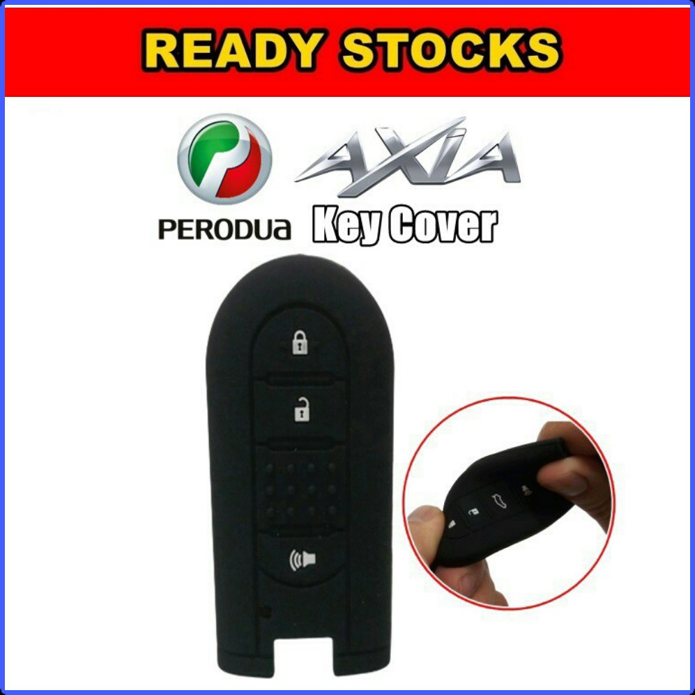 🔥Perodua Axia Keyless Remote Car Key Silicone Cover Casing 3 Button🔥 ...