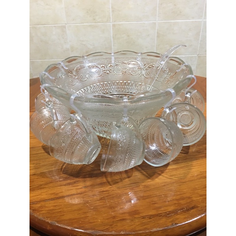 Glass Serving Set(Used) | Shopee Malaysia