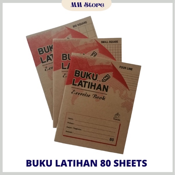 【Ready Stock】80Pages Buku Latihan/Exercise Book/学生练习簿子 | Shopee Malaysia