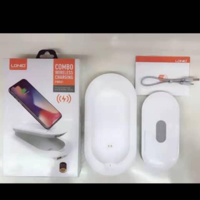 LDNIO POWER BANK COMBO WIRELESS CHARGING 5000MAH 🌹 PW501🌹 | Shopee Malaysia