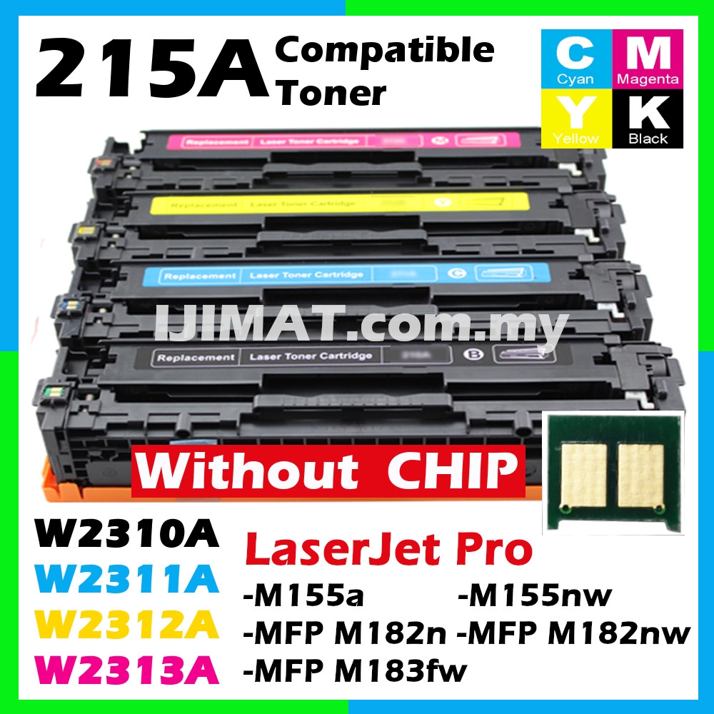 215A W2310A W2311A W2312A W2313A Compatible With HP Color Laser Jet Pro ...